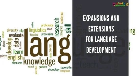Extensions for language development | Child development Centre