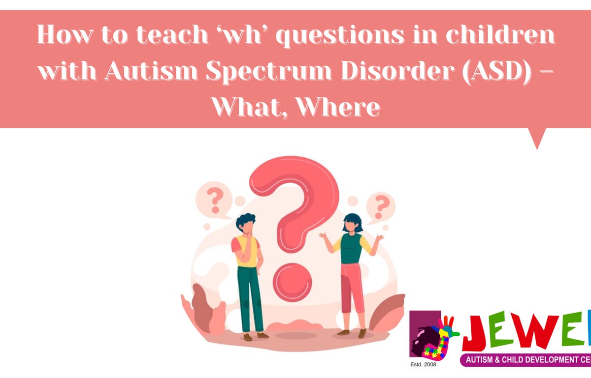 How to teach ‘wh’ questions in children with Autism Spectrum Disorder ...